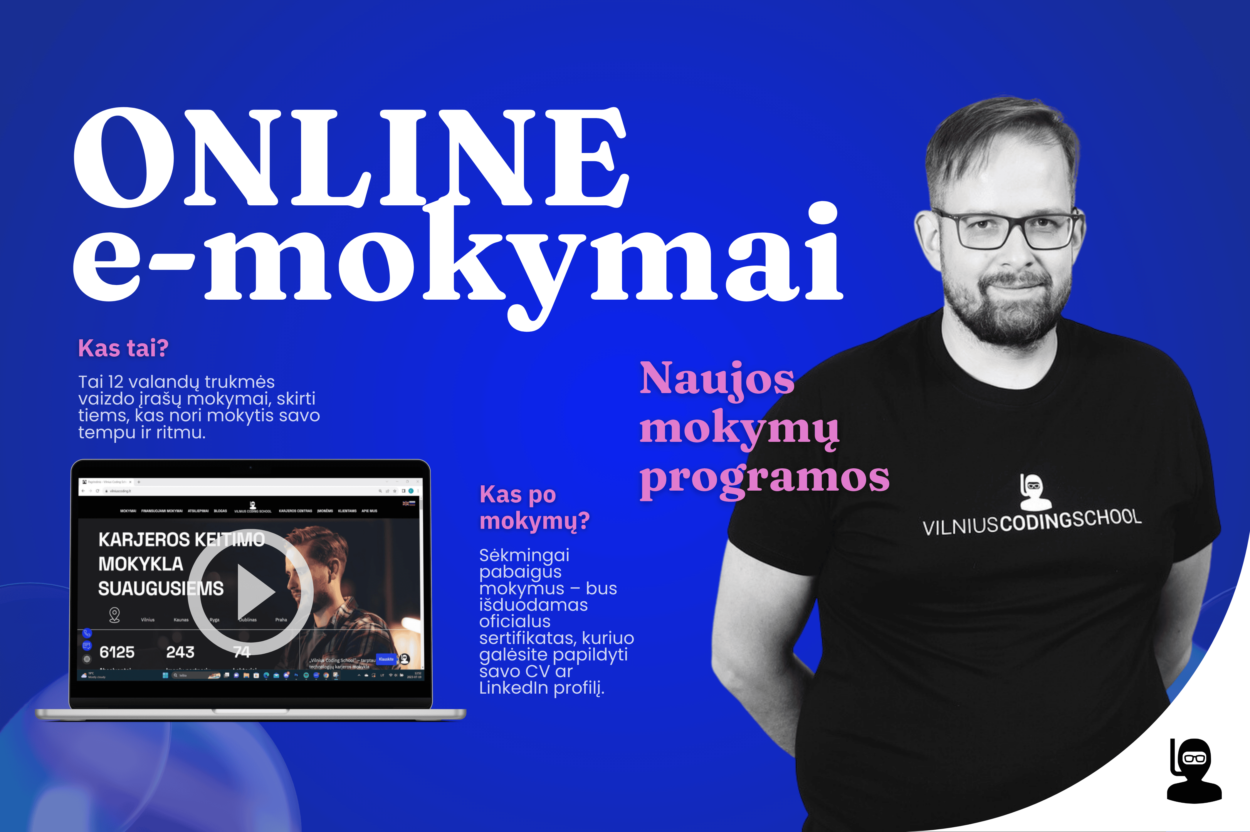 Get to know Vilnius Coding School's e-learning format - Vilnius Coding School
