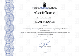 Programming school for adults - Vilnius Coding School